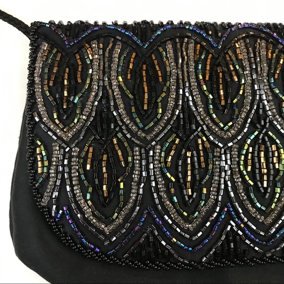 Genie | Bags | Beaded Satin Purseclutchbag Prom Gala Party | Poshmark